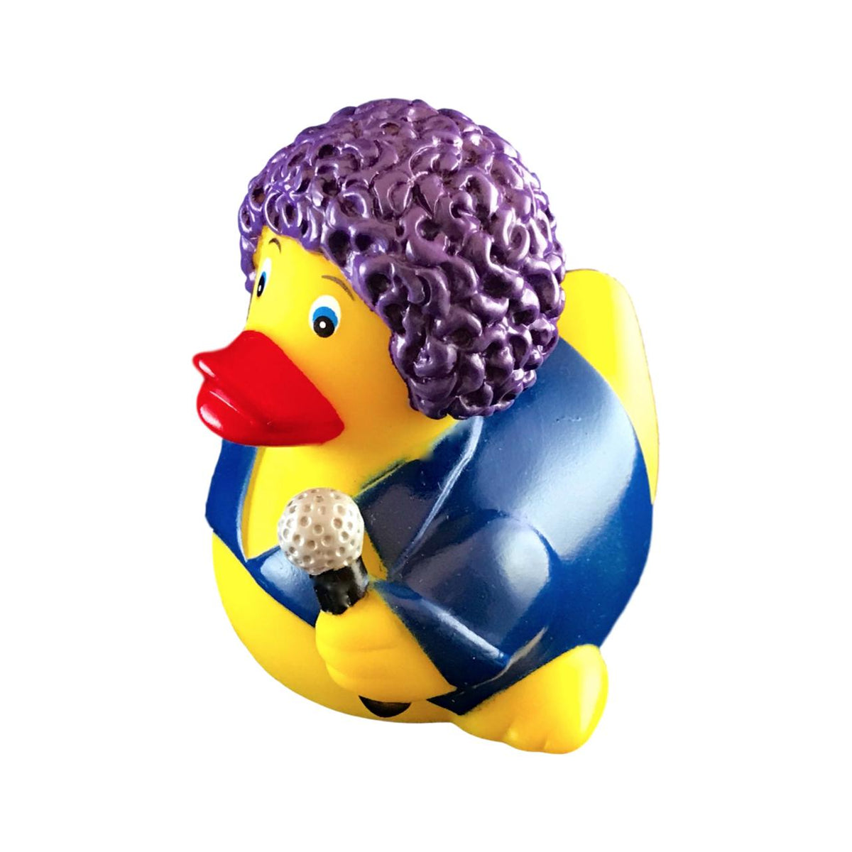 Afro Singer Rubber Duck - Personalized Rubber Ducks For Sale In Bulk ...